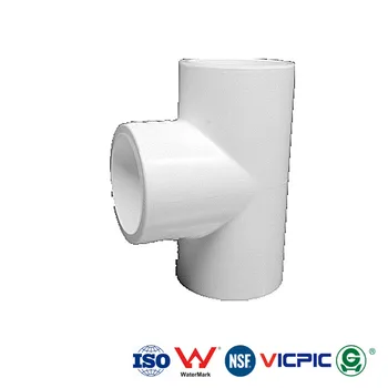 Astm D 2466 Nsf 1-in Dia 90-degree Pvc Sch 40 Tee - Buy Pvc Sch 40 Tee ...