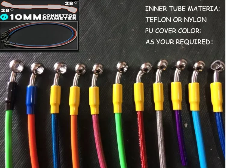 An3 1/8'' Auto And Motorcycle Stainless Steel Braided Flexible Brake ...