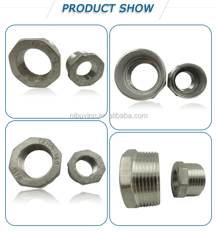 Ss304 Multi-size Internal Thread Reducing Type Bushing - Buy Reducing ...