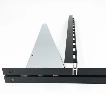 Anodized Extruded Aluminum Perforated Channel Strut Slotted Profiles ...