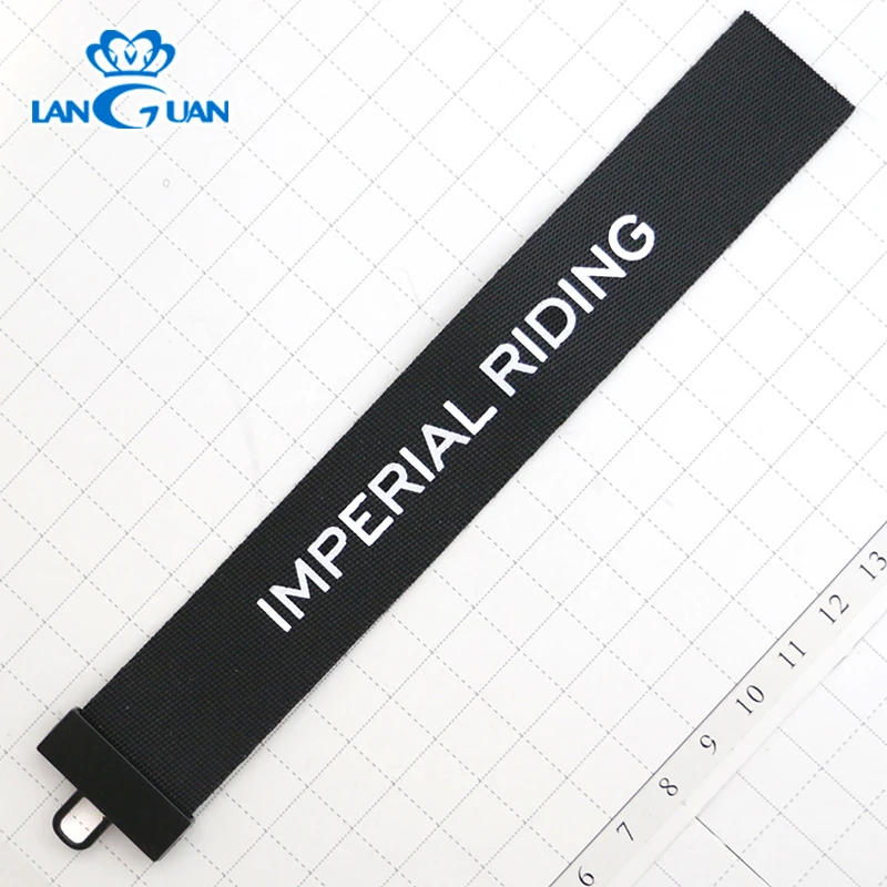 Factory Rubber Webbing Zip Puller Custom Design Logo Woven Zipper ...