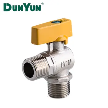 90 Degree Brass Angle Ball Valve Cw617n Small Gas Ball Valve With ...