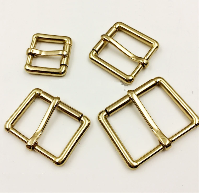 20mm,25mm,32mm,38mm Inner Size Solid Brass Square Shape Pin Buckles ...