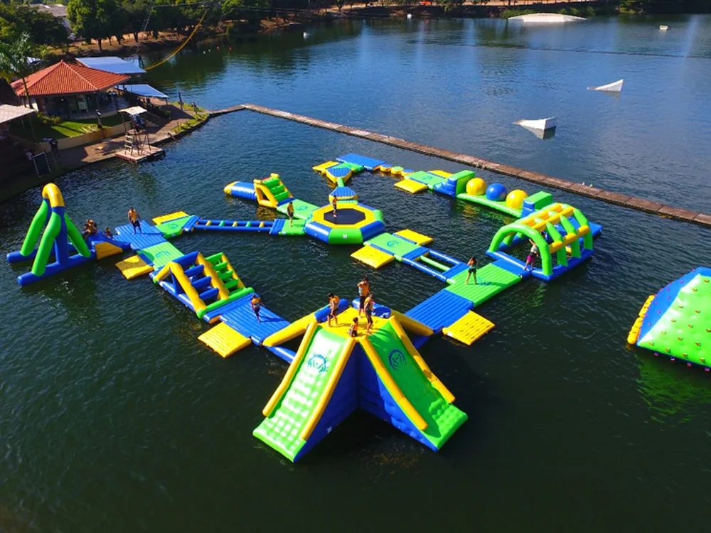 Bouncia 2018 New Inflatable Water Obstacle Course For Wake Park - Buy ...