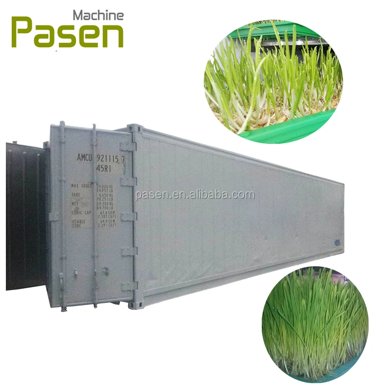 Newest Design Cattle Fodder Barley Making Machine,Automatic Hydroponic ...