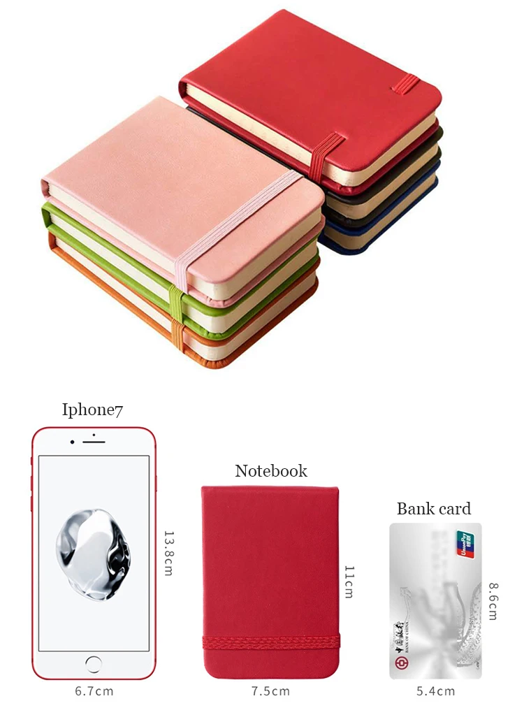 Promotion Gift Custom Wholesale Mini Pocket PU Leather Faux Leather ...