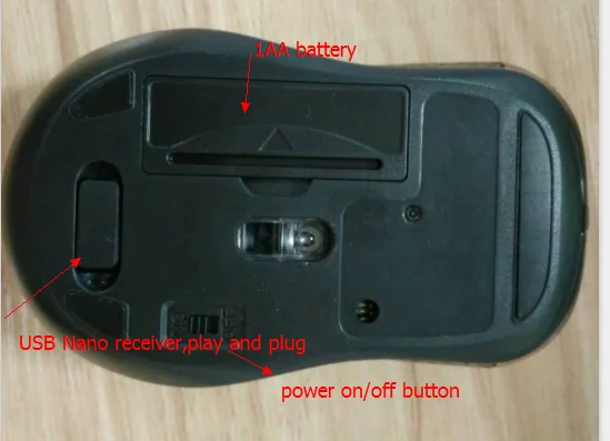 Oem Rohs Usb Chip 2.4ghz Wireless Optical Computer Mini Mouse With Usb ...