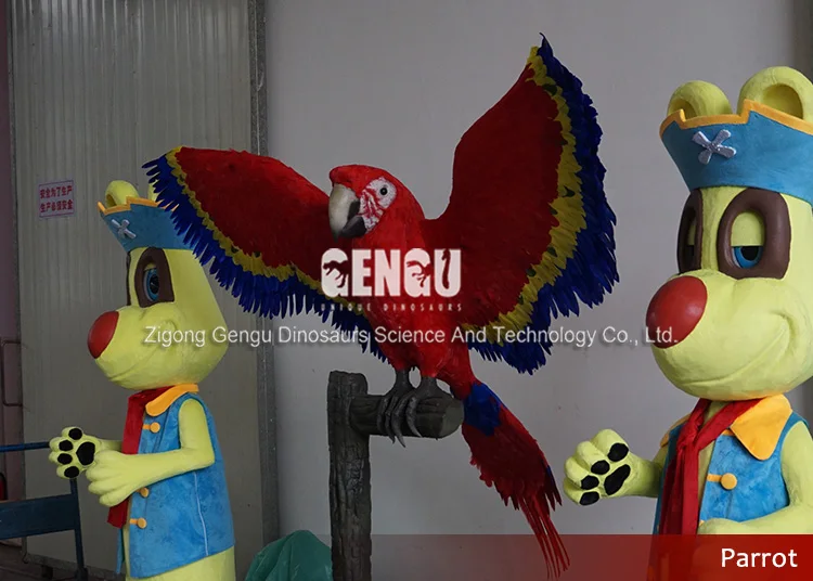 Animated Artificial Animal Model - Animatronic Parrot