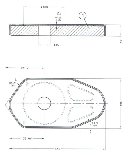 Lg21 Slide Gate Plates For Steelmaking Ladle Refractory Materials - Buy ...