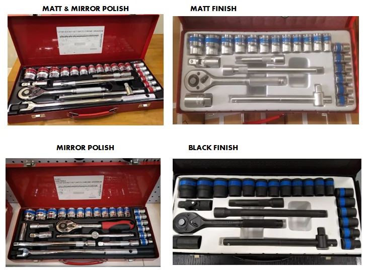 Loose Sockets 1/2 Square Short 24 Pcs Mechanical Workshop Hand Tool Set ...