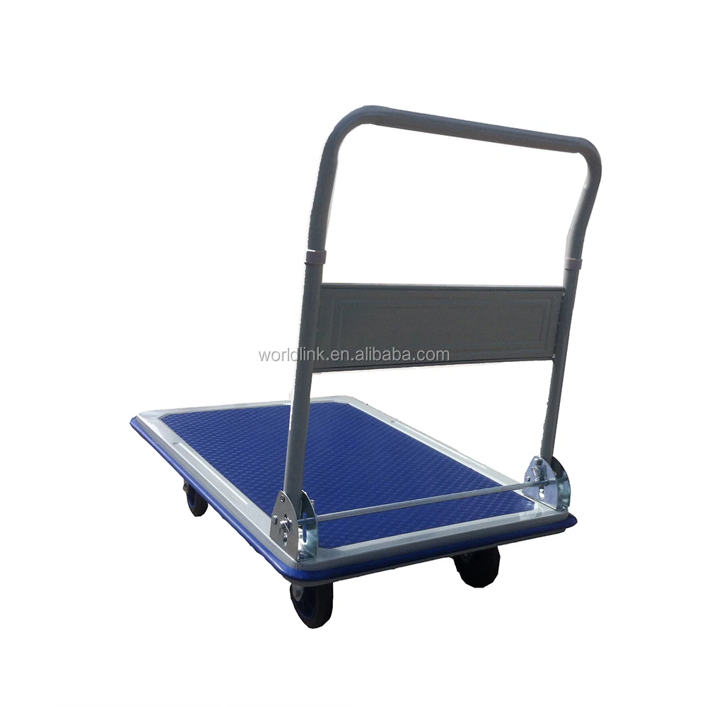 300kgs Heavy Duty Foldable Pvc Platform Trolley Hand Truck - Buy Cheap ...