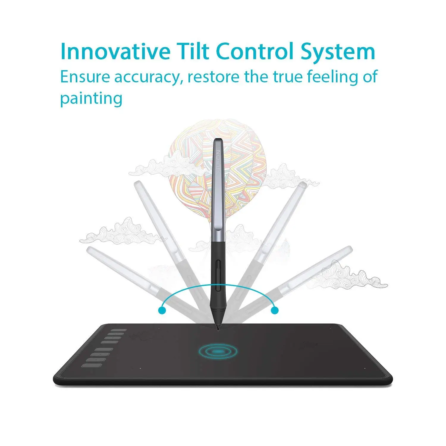 Huion Inspiroy H950p Graphic Tablet Professional 8192 Levels Tilt Pen ...