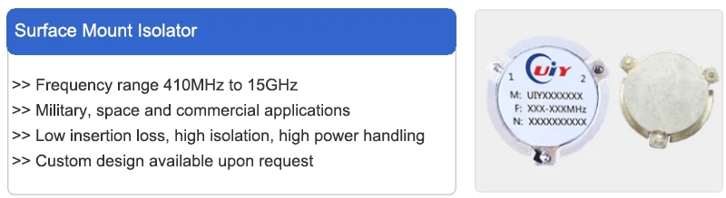Rf Surface Mount Isolator Smd Smt Isolator 410mhz To 15ghz - Buy Rf ...