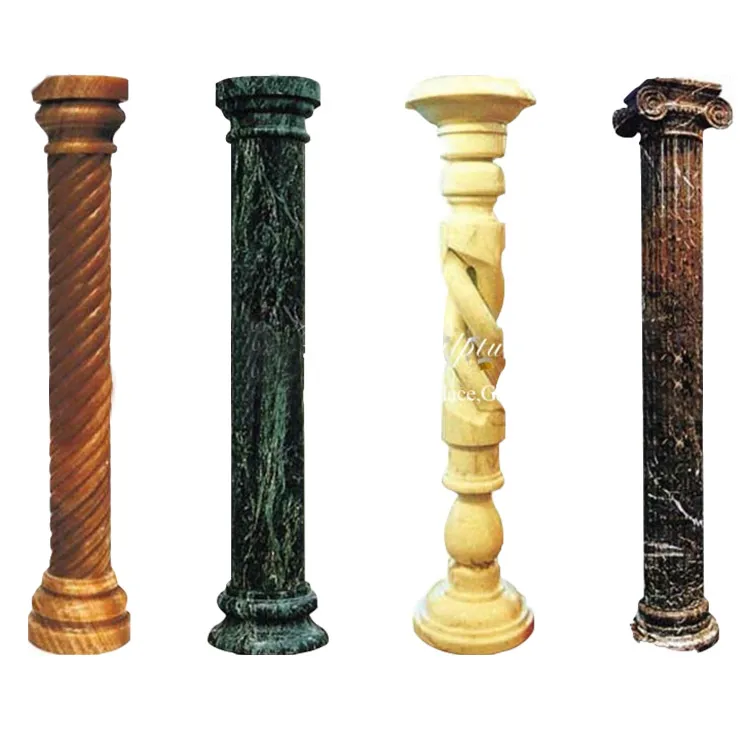 Classic Interior Decorative Marble Columns - Durable & Artistic