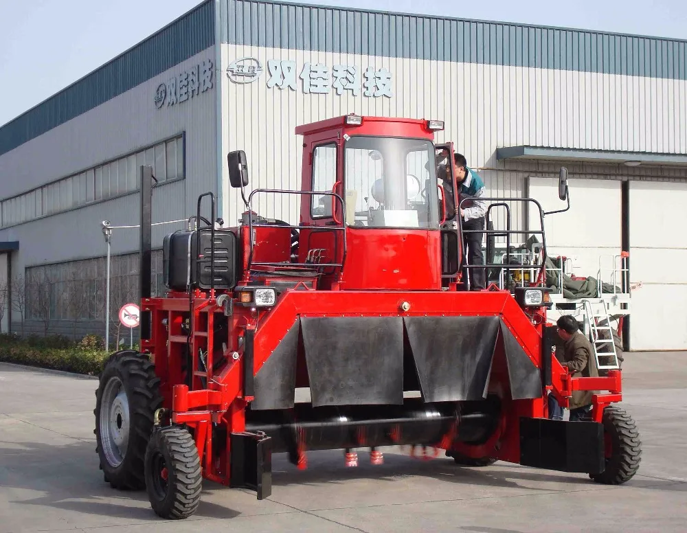 Self-propelled Organic Compost Turner Machine Mixer Compost Machine