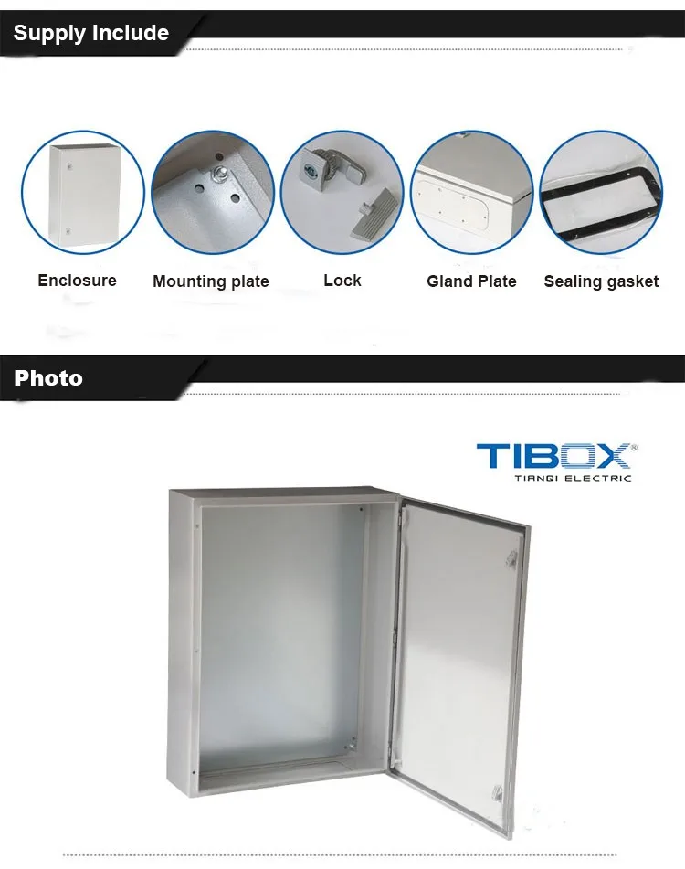 Tibox Metal Distribution Box Electrical Panels Board Electric Box - Buy ...