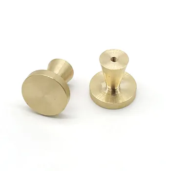 Customized Metal Cnc Milling Interior Brass Door / Drawer Knob Handles ...