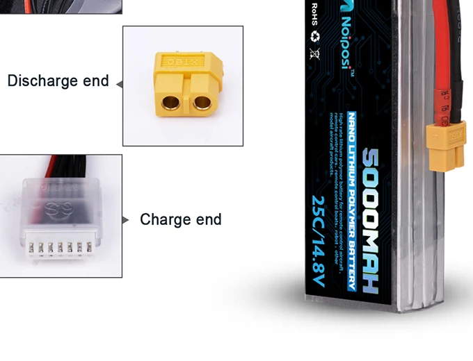 14.8V 5000mah Li-Ion Battery Pack for Ebike & Golf Carts