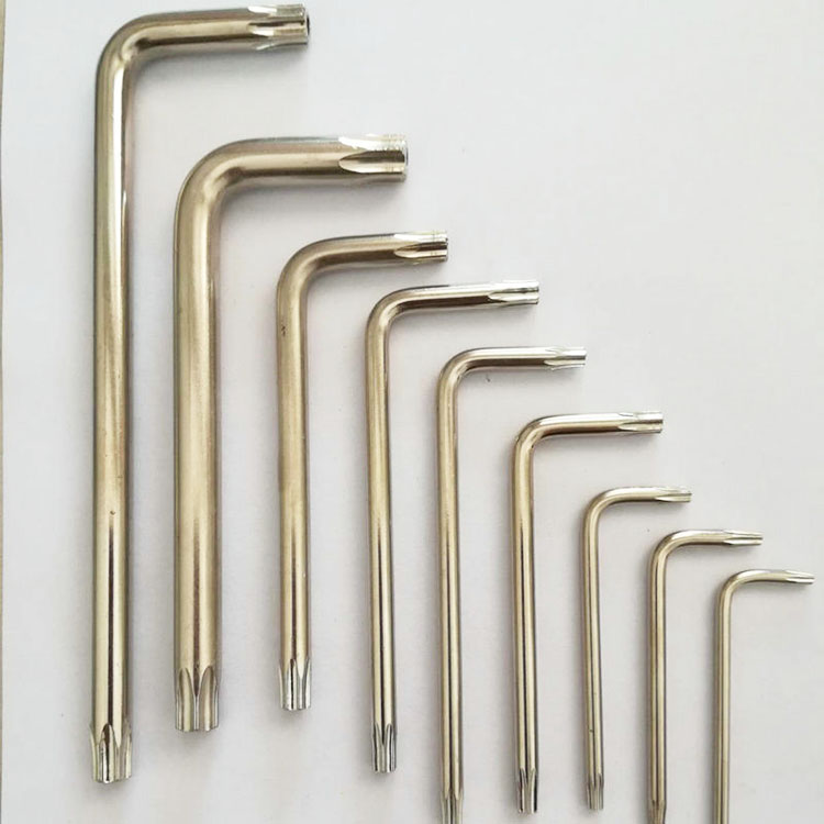 T4 T5 T6 T7 T8 T10 T15 T20 T25 T30 T45 T50 L Shape Short Arm Torx Key ...