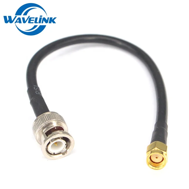 Factory Price Rg223 Loss Jumper Cable Right Angle Sma Male To Bnc Male ...
