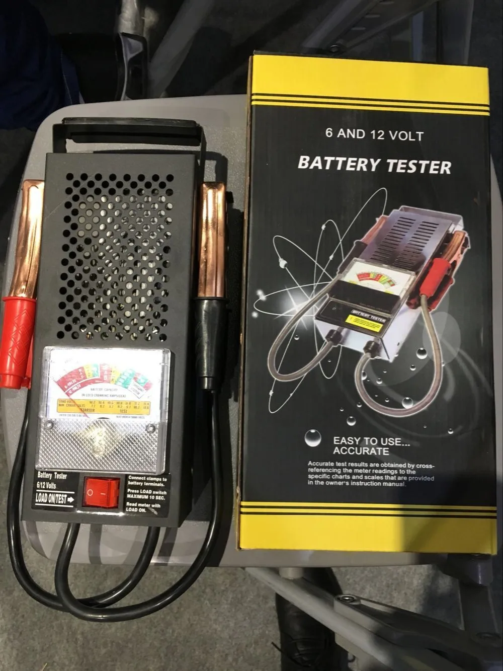 6 Volts 12V Automotive Battery Discharge Capacity Load Tester Auto Analyzer