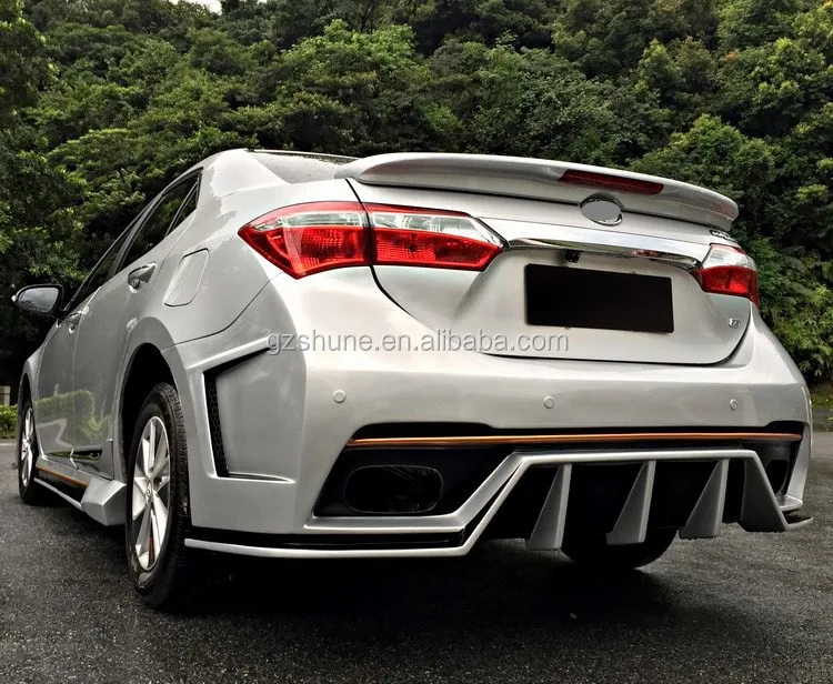 High Quality Pp Dzt-style Body Kit For Corolla 20142015 2016 Front And ...