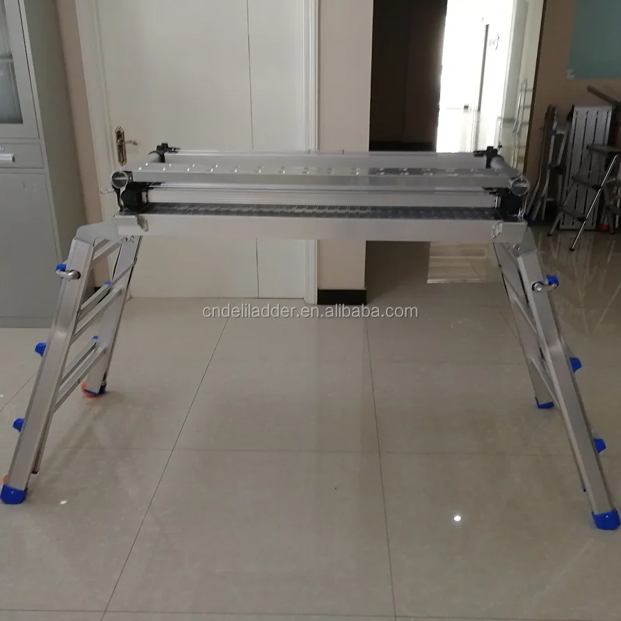 Jual Perancah Tubular Terdekat - Adjustable Aluminium Scaffolding Ladder