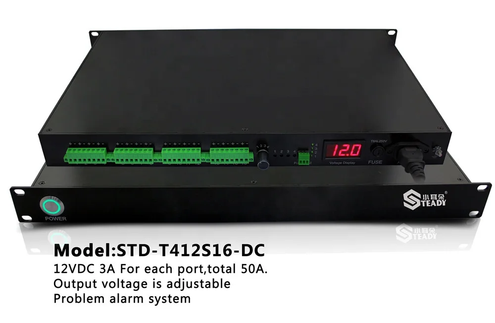 19 Inch Rack Mount Power Supply - 24V 20A Telecom Switching