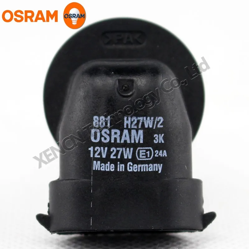Osram 881 12v H27w/2 Made In Germany E1 Auto Bulb - Buy Osram 881 ...