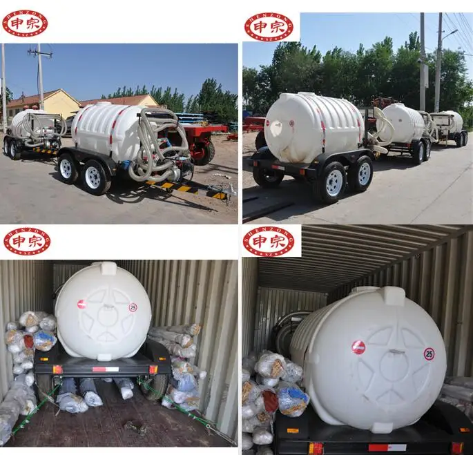 Water Tank Trailer Small Plastic Truck Trailer Full Trailer With Pump ...