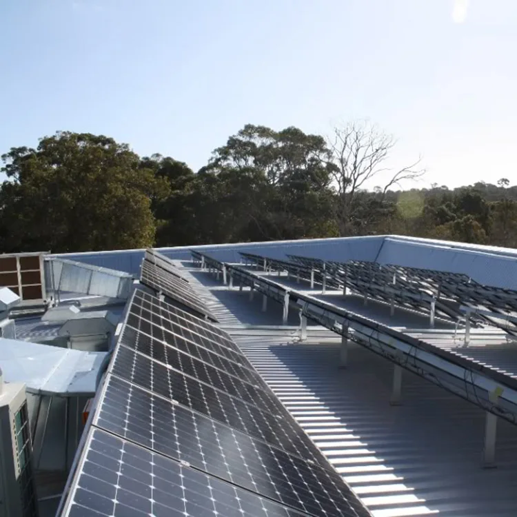 PV Support Frames for Solar Panel Mounting on Flat Roofs