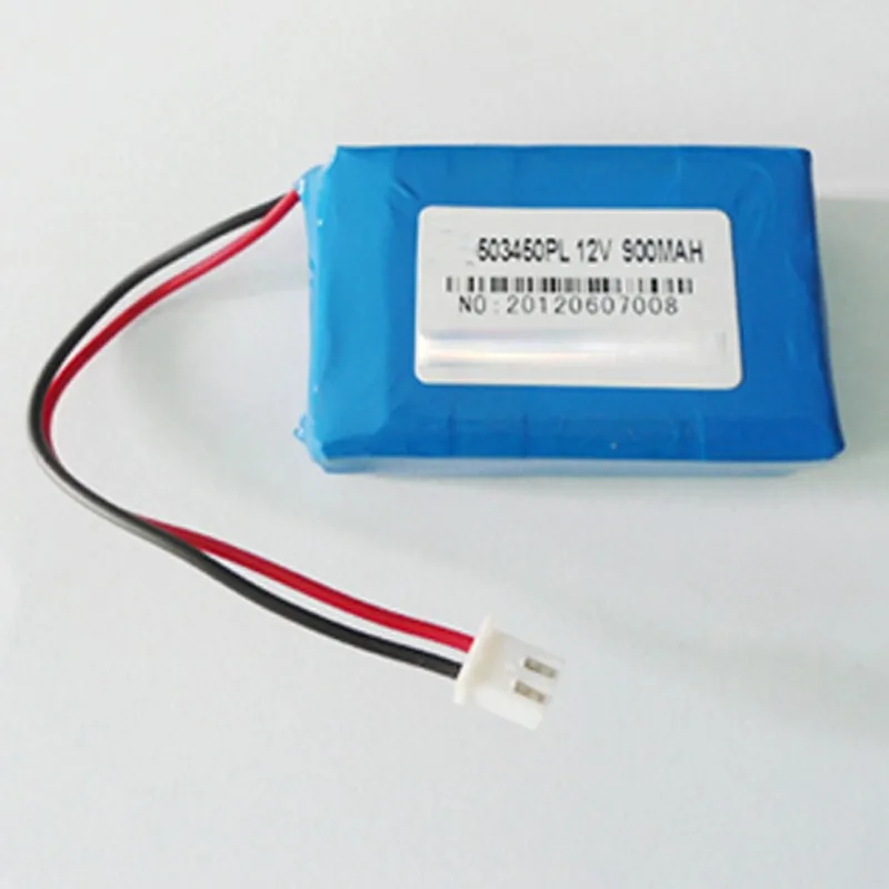 Lipo Battery Pack 503450 Dc 12v 900mah Lithium Ion Polymer Mini 12v ...