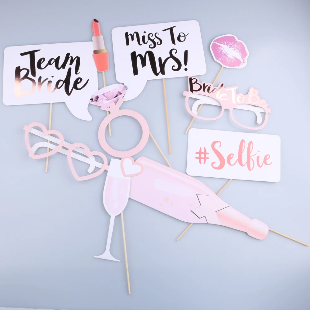 Best Selling Products Glitter Adult Photo Props Black And Pink Hen ...