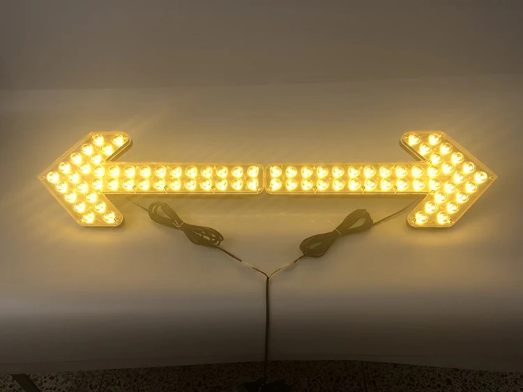 LYAF GEN3 Left Right Amber/Clear Arrow Directional Light for Truck ...