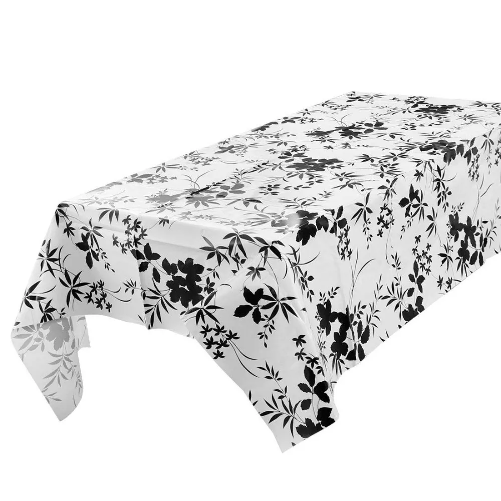 Customized Hard Plastic Table Cloth Disposable Waterproof Oilproof ...
