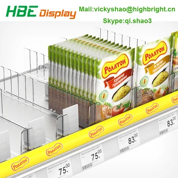 Plastic Price Strip For Supermarket Gondola Shelves - Buy Price Strip ...