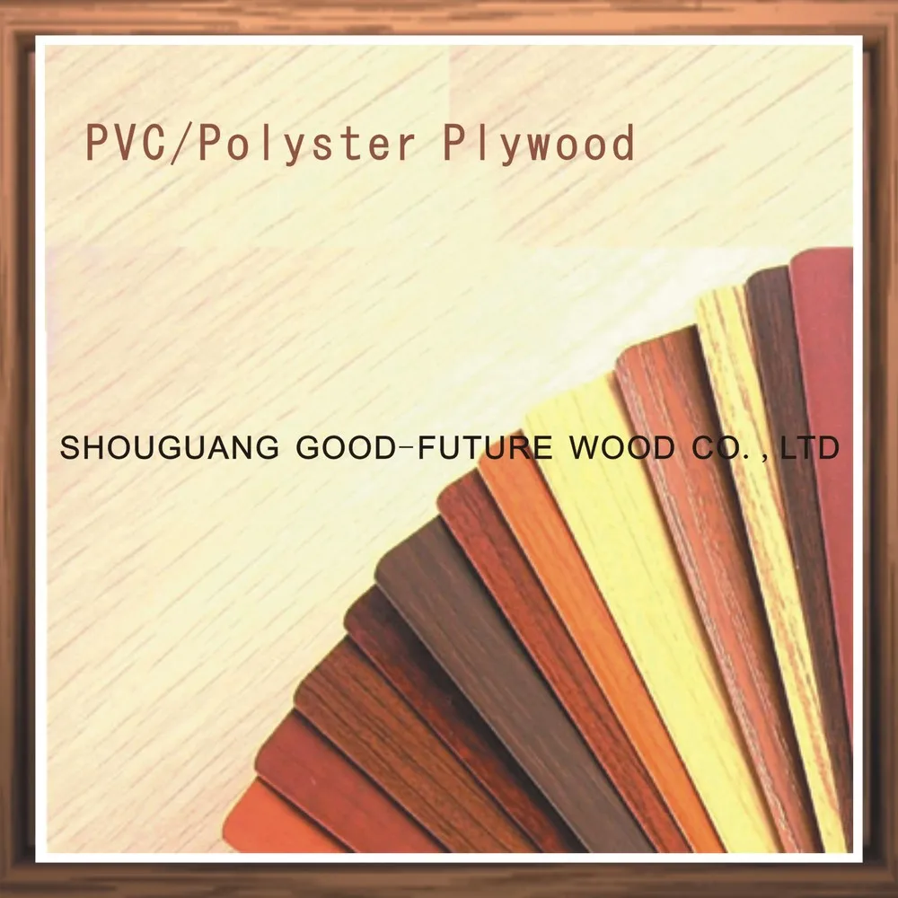 High Quality Pvc Laminated Faced Plywood Mdf Sheet - Buy Pvc Overlaid ...