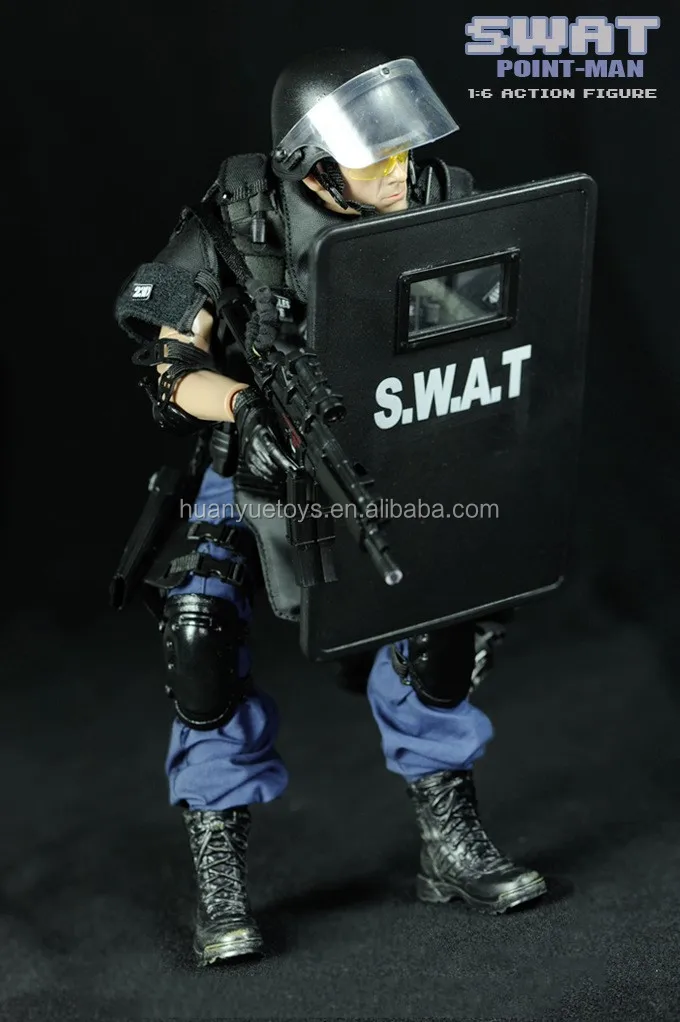 1/6 SWAT Action Figure - Police Forces Man Doll Toy