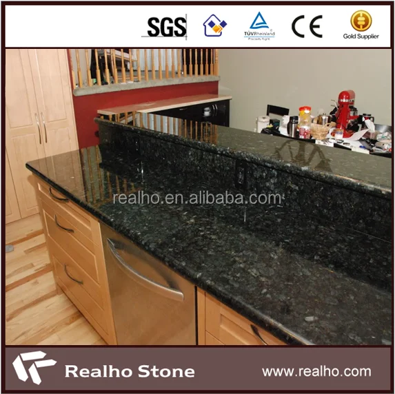 Brazil Peacock Blue Green Granite Tile Countertop - Buy Peacock Blue ...