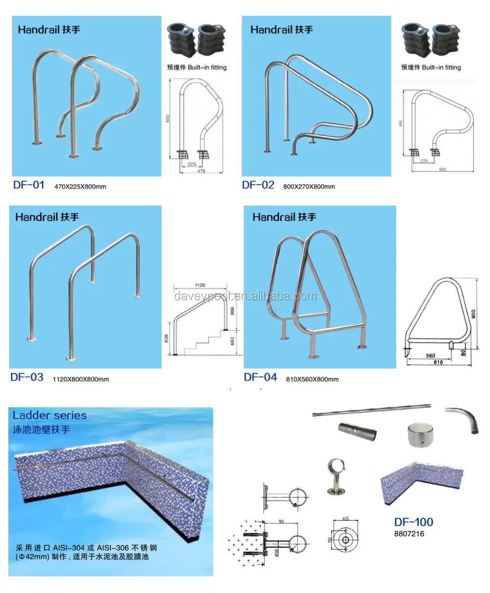 stainless steel handrail for swimming pool handrails for outdoor steps ...