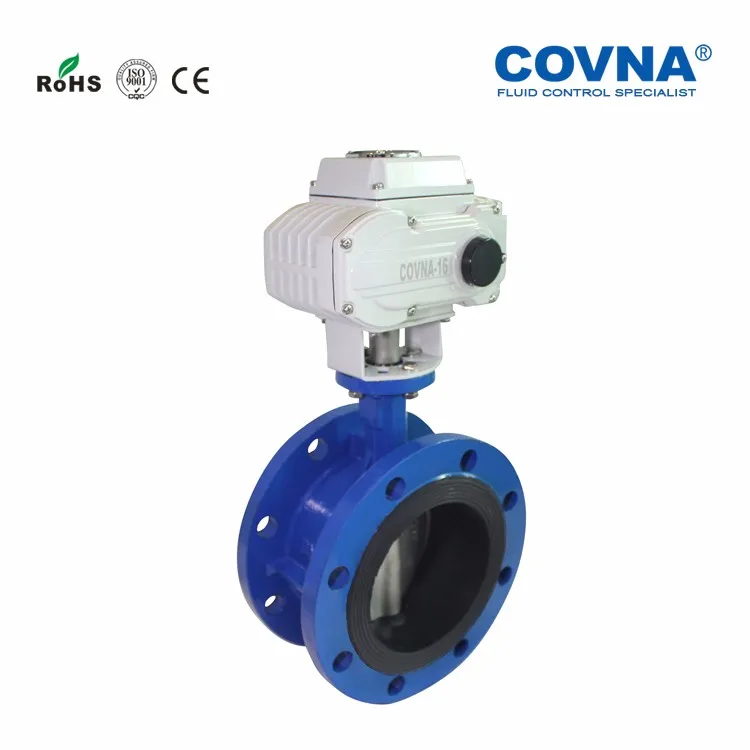 12 Inch Double Flange Electric Actuator Butterfly Valve - Buy 12 Inch ...