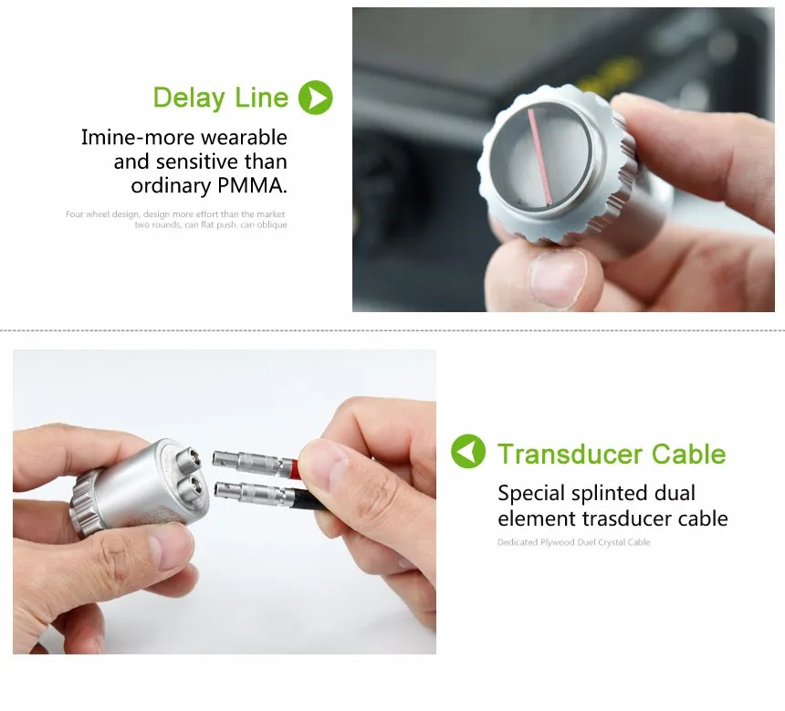NDT/END Ultrasonic Transducer 2mhz 4 Mhz Probe - YUSHI