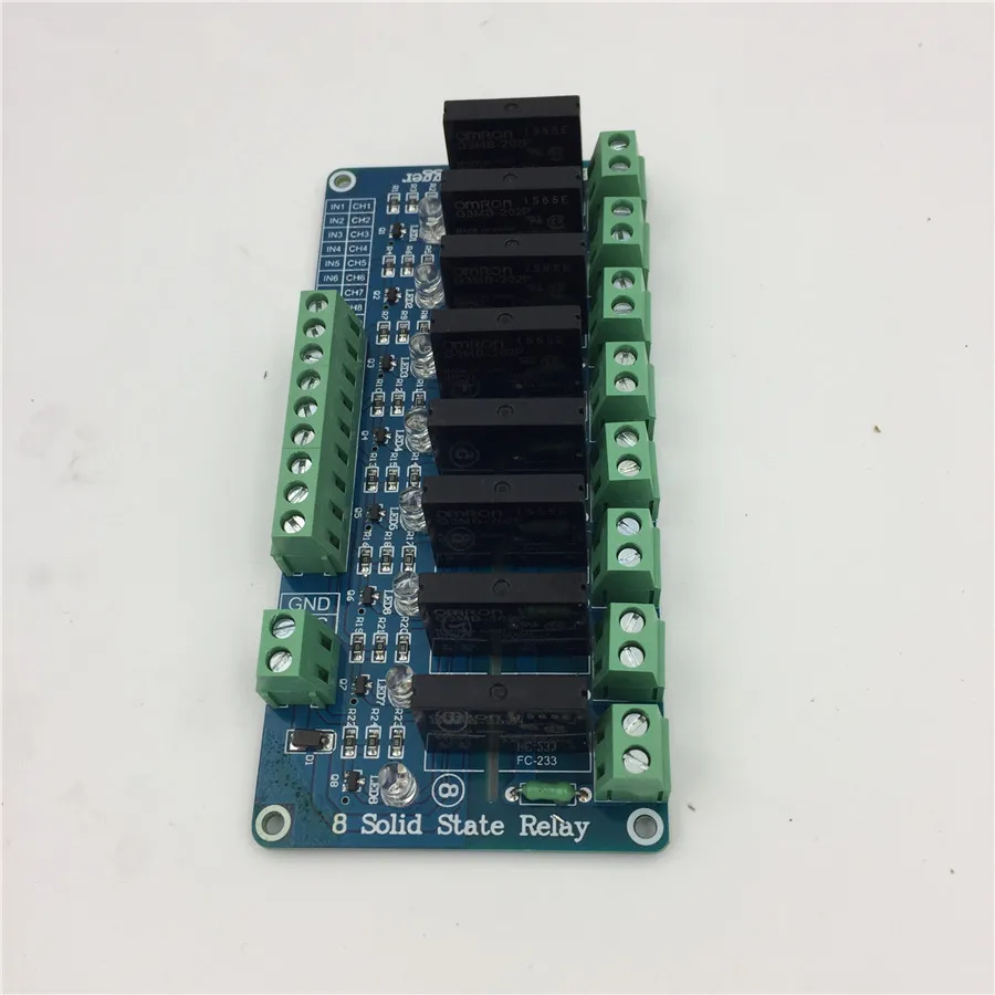 5v 2a 8 Channel Omron Ssr Solid State Relay Module G3mb-202p - Buy ...