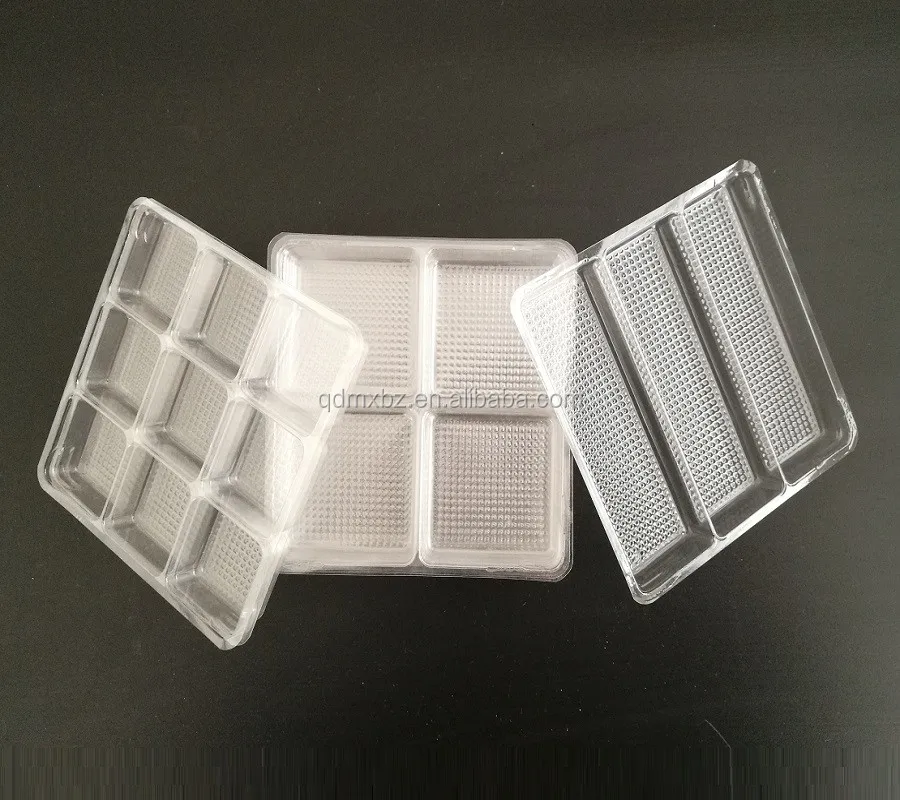 Clear Blister Plastic Biscuit Tray Plastic Cookies Inner Packaging Tray ...
