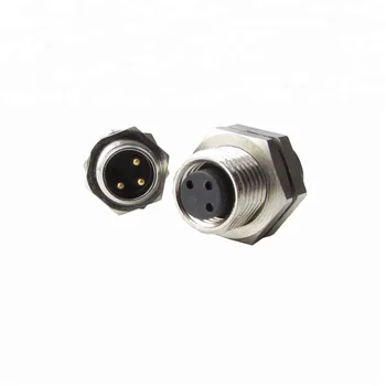 M8 Bulkhead Power Connector 3 Pin 120 Volts - Buy Bulkhead Power ...