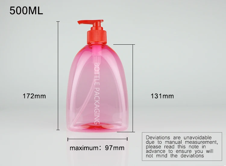 250ml 500ml Clear Pet Hand Wash Plastic Bottle Set - Buy 500ml Clear ...