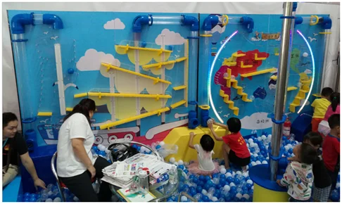 Indoor Playground Interactive Theme Park Ball Game Interactive Wall ...