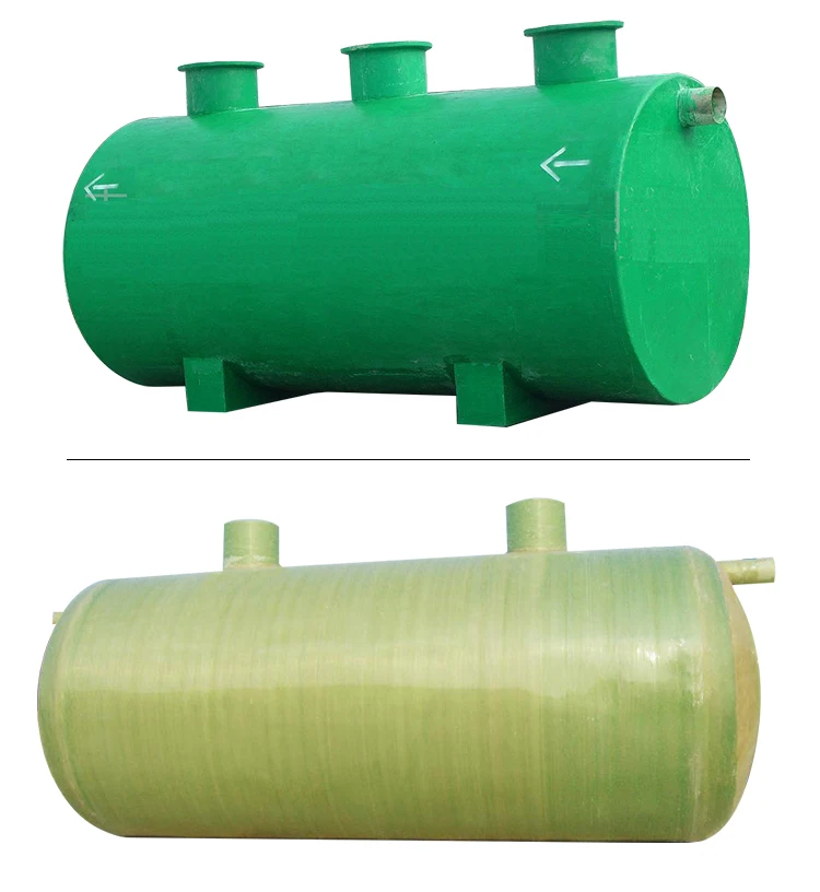 Fiberglass Portable Wastewater Treatment - FRP Septic Tank