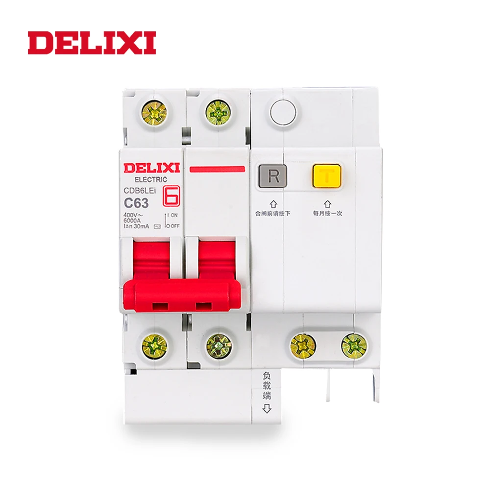 3 Pole Rccb Best Brand Delixi Elcb Double Throw Automatic Reset Circuit ...