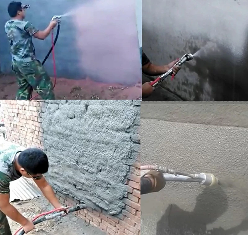 High Quality Wall Mortar Gun - Automatic Plastering Machine